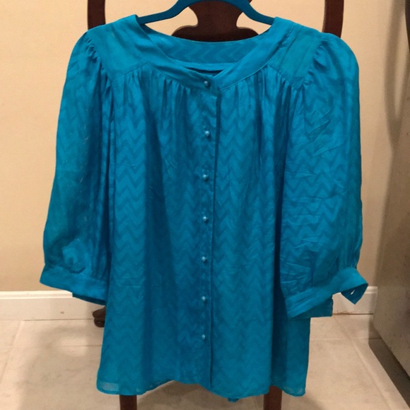 Milly | Tops | Milly Silk Ikat Print Blouse | Poshmark